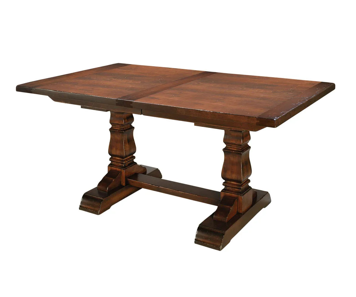 Provincial Cottage Extension Table W/ Breadboard Ends – Amish Made ...