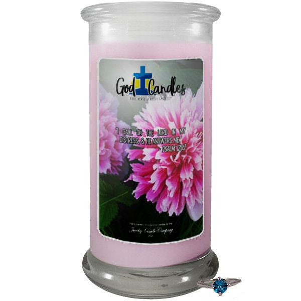 Psalm 120:1 Verse God Candle – Amish Made Furniture